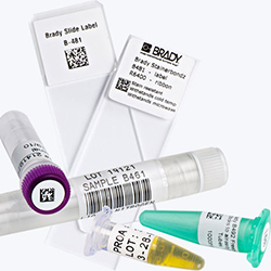Great all-round laboratory sample traceability label